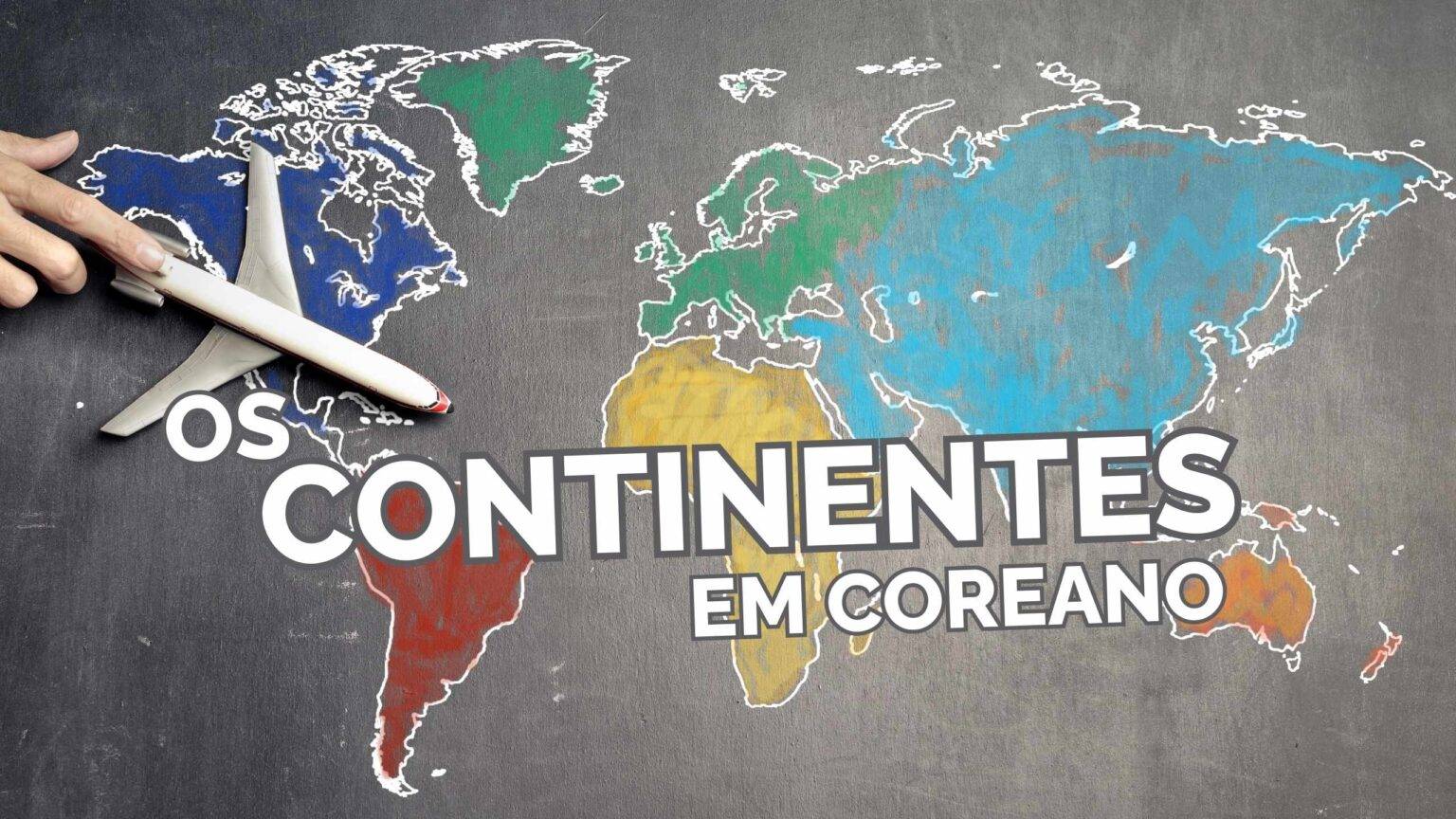 Os 6 continentes em coreano - Coreano Online