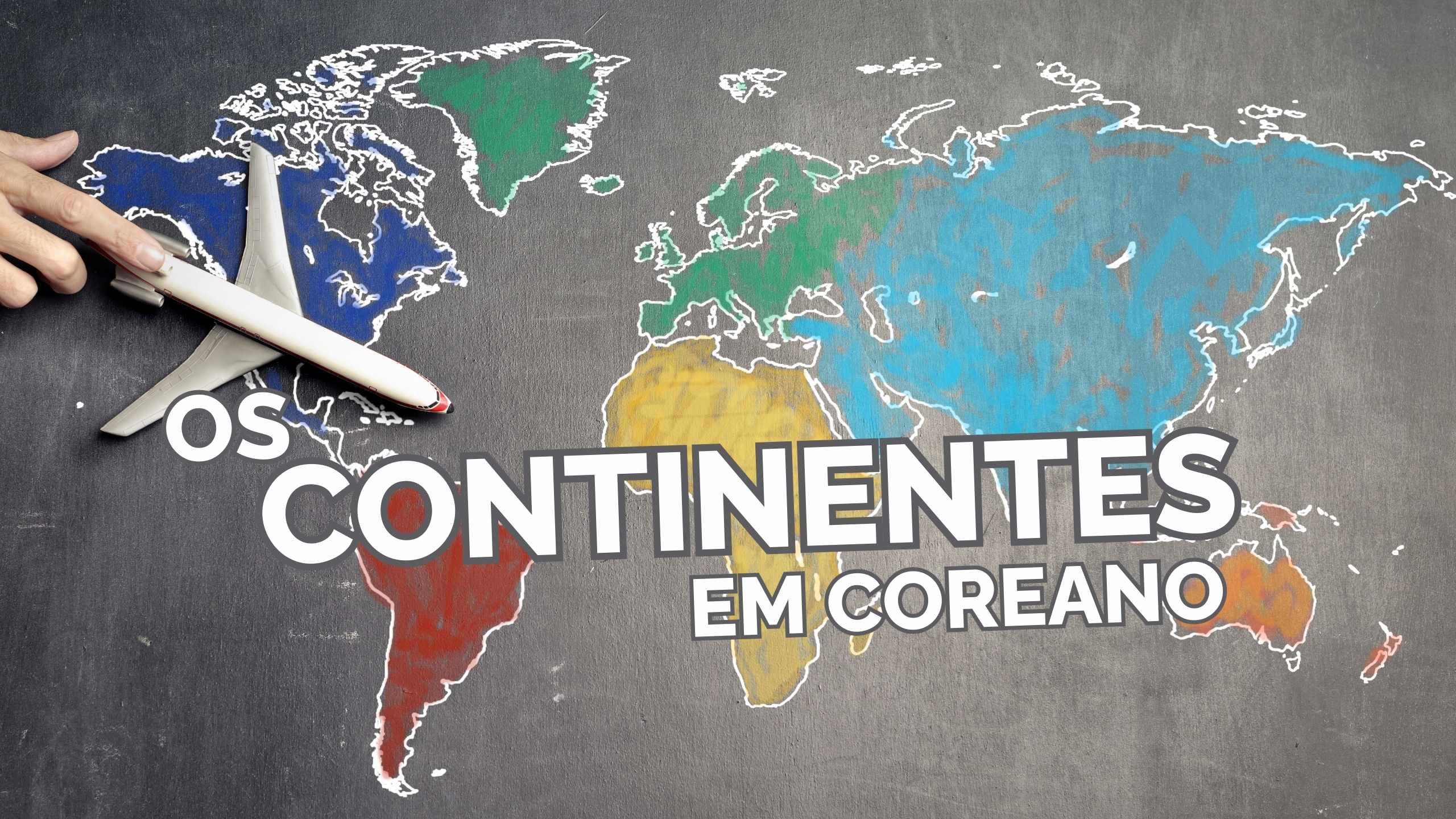 Os 6 continentes em coreano - Coreano Online